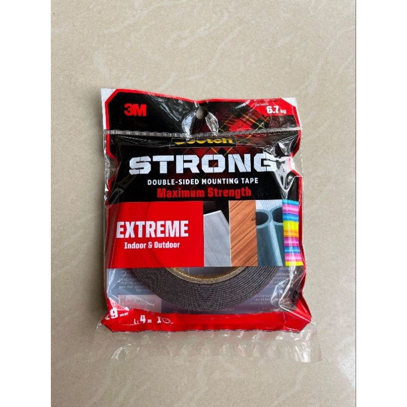 Jual 3M Double Tape Scotch Strong Extreme Indoor Outdoor 414-M19 | Shopee Indonesia