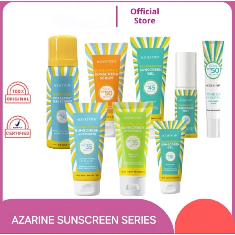 Jual AZARINE SUNSCREEN SERIES | Shopee Indonesia