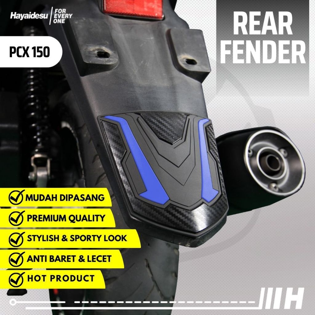 Jual Hayaidesu PCX 150 Body Protector Rear Fender Cover | Shopee Indonesia