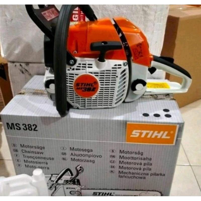 Jual mesin chainsaw ms 382 bar 25 inch | Shopee Indonesia