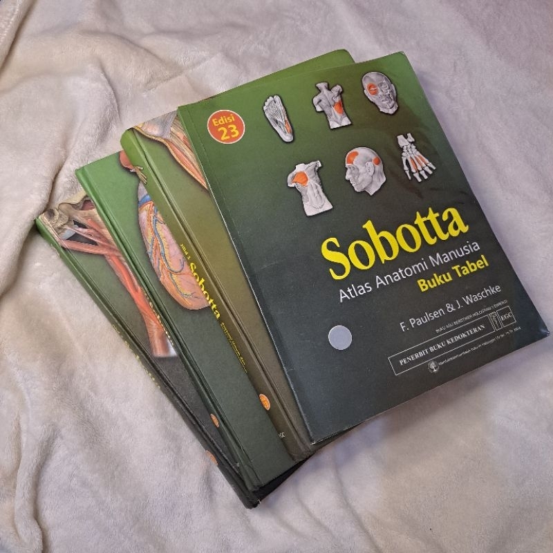 Jual Sobotta Atlas Anatomi Manusia Edisi 23 Jilid 1 2 3 Buku Tabel ...