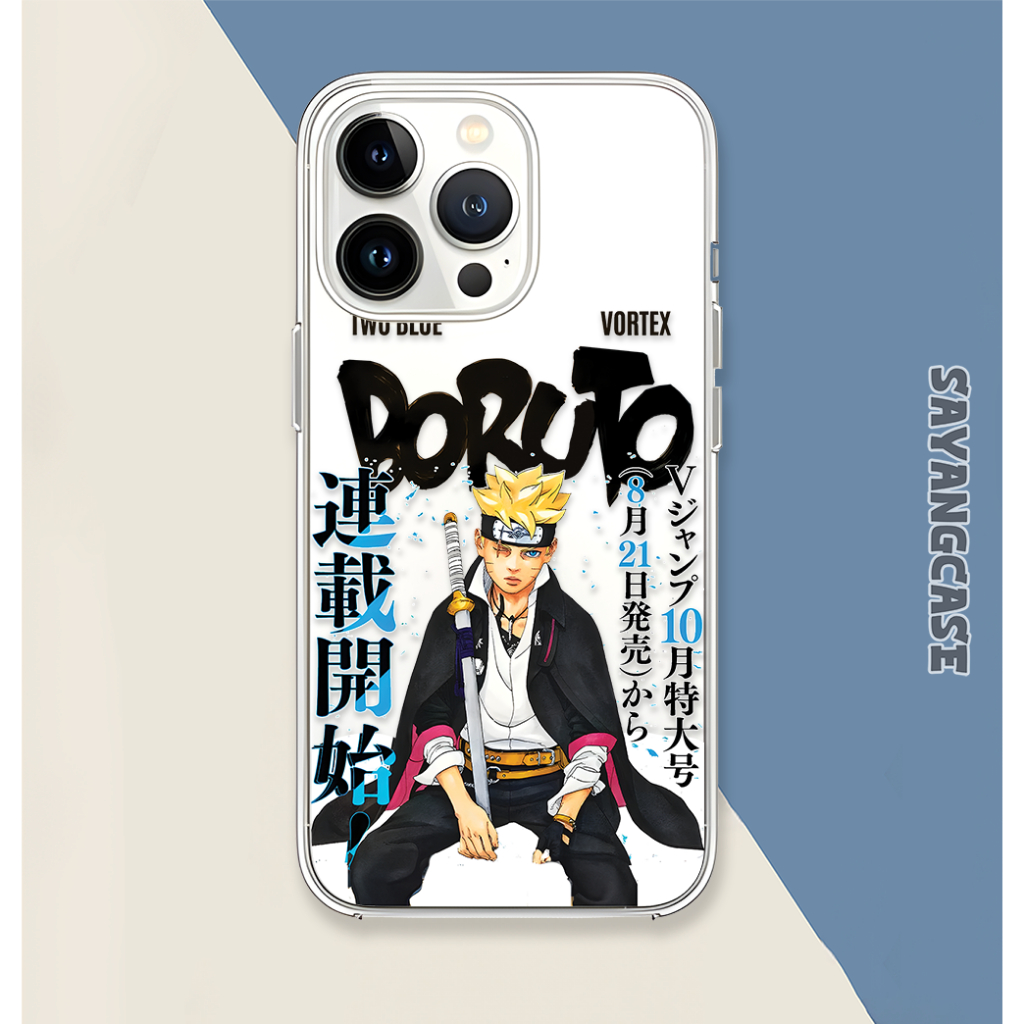 Jual Case Hp Crystal Clear Boruto Timeskip Manga For Sam Iph Op Vi Infx ...