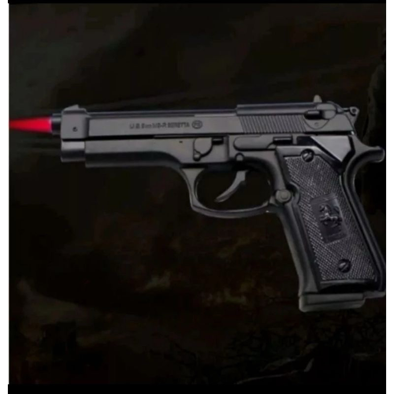 Jual KoreK Api Pistol Bareta M9 Skala 1:1 Plus Pajangan Stan | Shopee ...