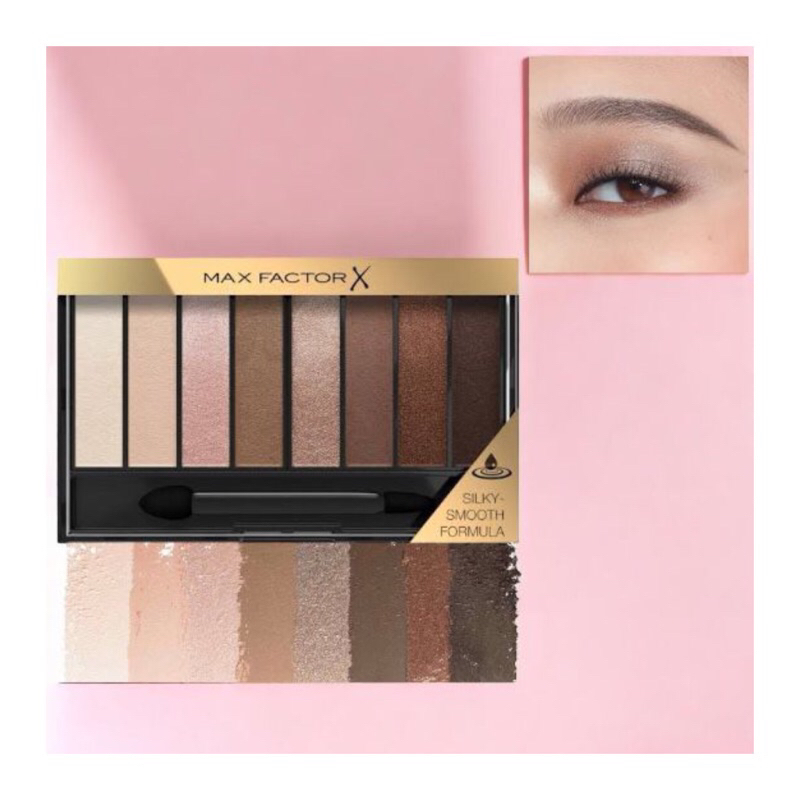 Jual Max Factor X Silky Smooth Formula Eyeshadow Nude Palette Shade 01 ...