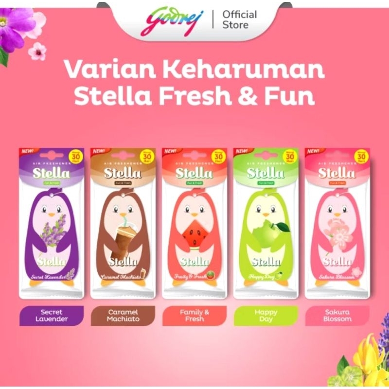Jual Stella Fun N Fresh Pengharum Mobil 20 gr - Isi 2 | Shopee Indonesia