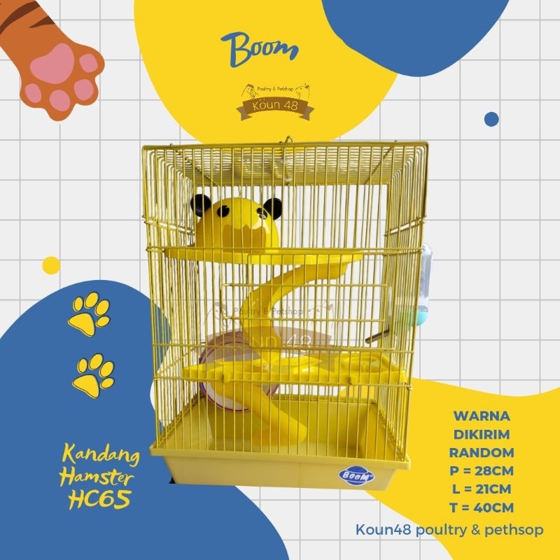 Jual Kandang Hamster Besar 3 Tingkat Boom HC65 rumah hamster | Shopee ...
