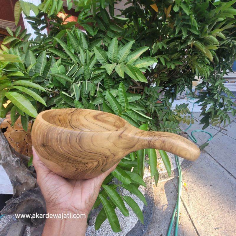 Jual Kuksa/Cangkir Model Gayung Big Size Kayu Jati | Shopee Indonesia