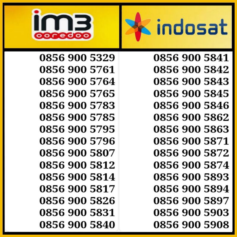 Jual kartu perdana indosat IM3 4G/5G | Shopee Indonesia