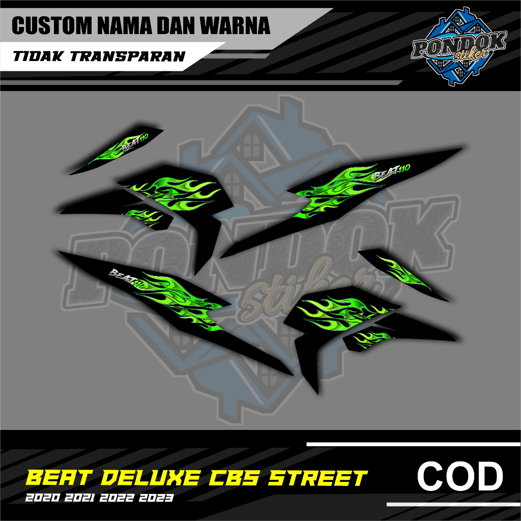 Jual STRIPPING KEREN MOTOR HONDA BEAT DELUXE CBS STREET 2020 2021 2022 ...