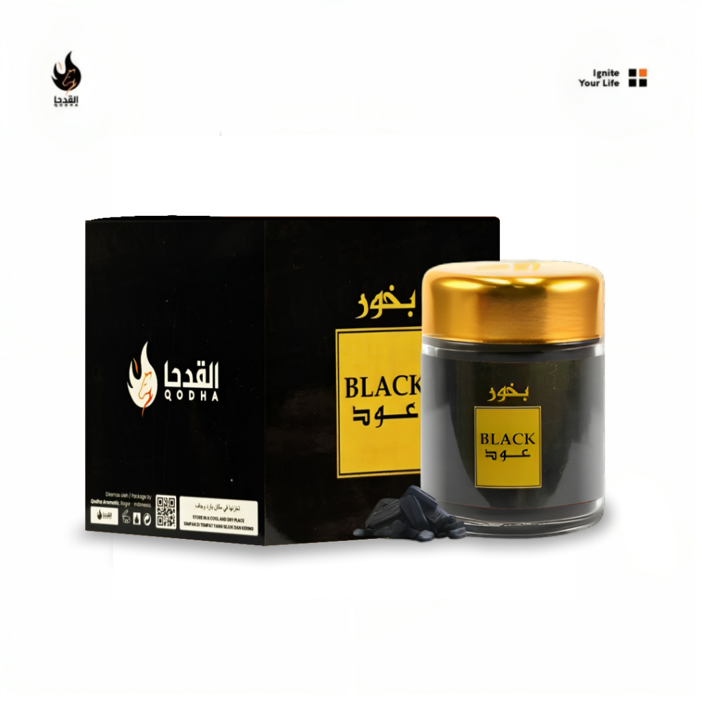 Jual BLACK OUD Dupa Buhur Bukhur QODHA FOR OUD Kemasan isi 50 Gram ...