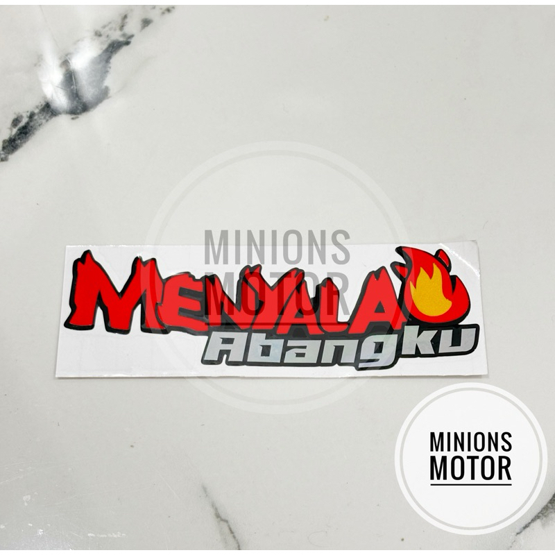 Jual sticker viral menyala abangku motor | Shopee Indonesia