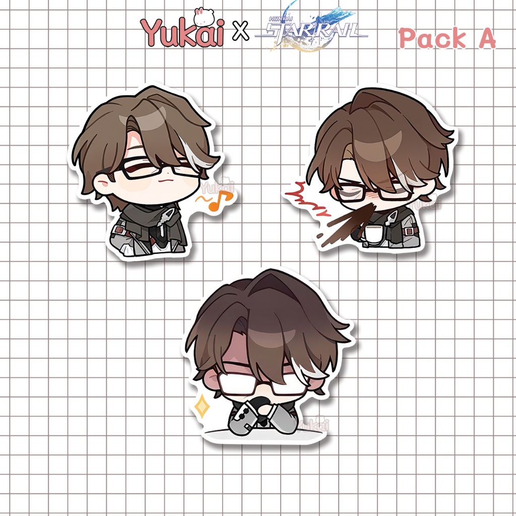 Jual Stiker Pack Welt Honkai Star Rail (HSR) Premium, Sticker Anime ...