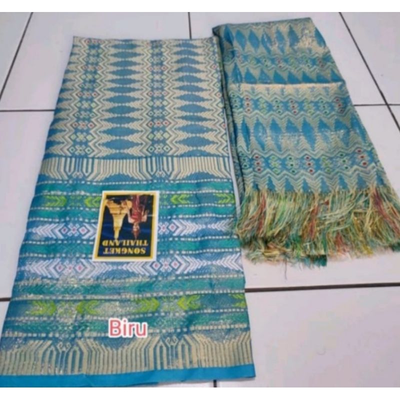 Jual New!!!! kain Songket Selendang Thailand / Songket Tenun / Bawahan ...