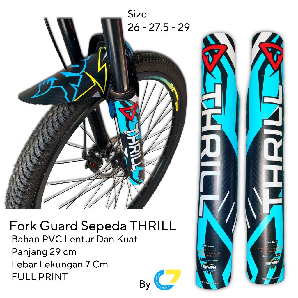 Jual Aksesoris sepeda - Fork guard sepeda mtb - Fork guard sepeda - Forkguard thrill - Pelindung ...