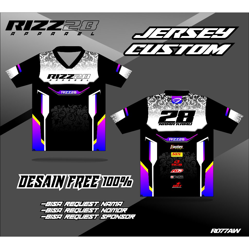 Jual Jersey Team Racing Balap Full Printing, Kaos Jersey Team Balap ...