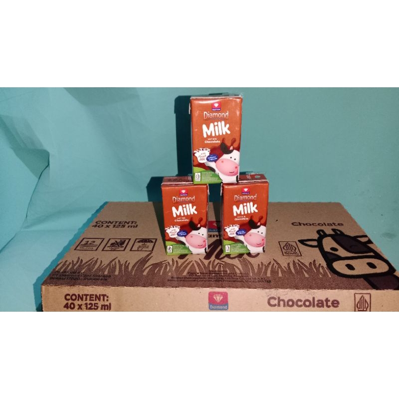 Jual Diamond Milk Chocolate 125 ml | Shopee Indonesia