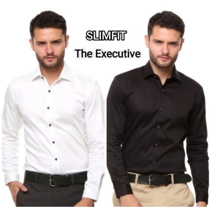 Jual THE EXECUTIVE BAJU KEMEJA PRIA LENGAN PANJANG SLIMFIT STRETCH ...