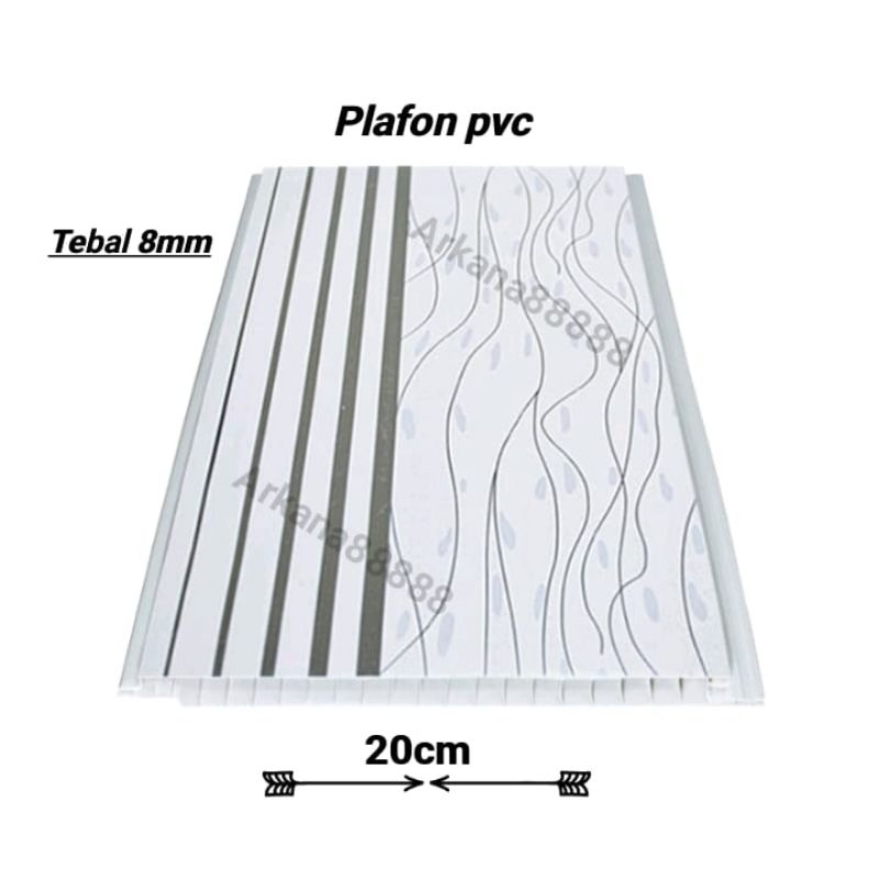 Jual plafon PVC lebar 20cm | Shopee Indonesia
