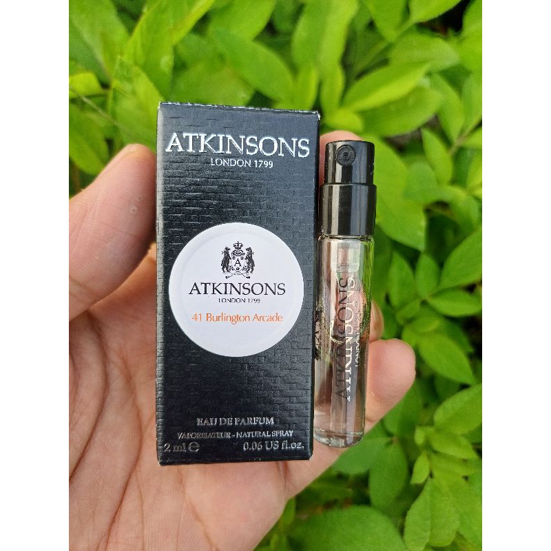Jual vial parfum ATKINSONS 41BURLINGTON ARCADE 2ml | Shopee Indonesia