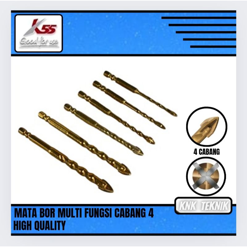 Jual K55 Mata Bor Panah Multi Fungsi Serba Guna Kaca Keramik Kayu ...
