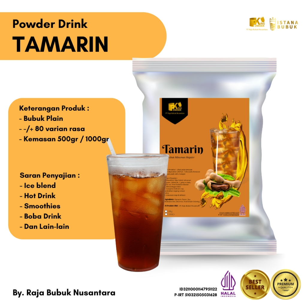 Jual Bubuk Minuman Rasa Tamarin Bubuk Minuman Rasa Asam Jawa Powder ...