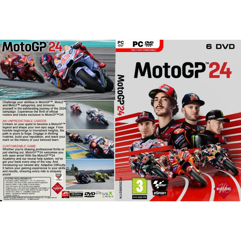 Jual Games New MotoGP 24 ( 6dvd ) | Shopee Indonesia