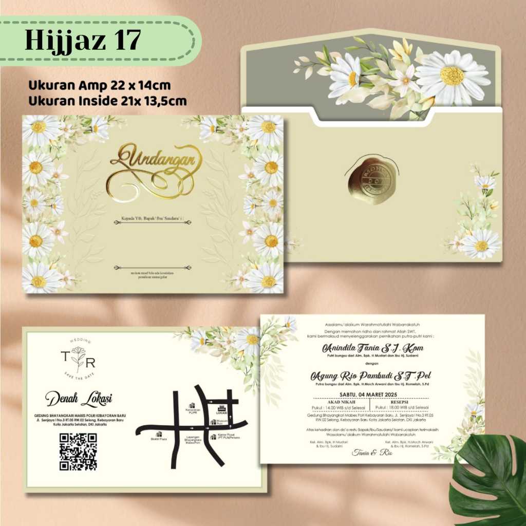 Jual [BISA 10 PCS] Undangan VIP Pernikahan Warna GOLD KUNING Hard Cover ...