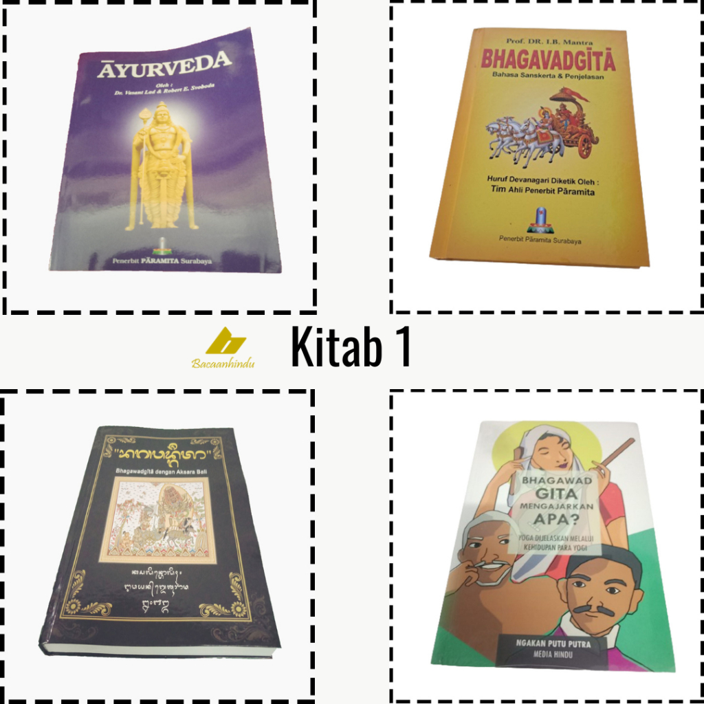Jual Buku Kitab 1 Ayurveda Bhagawadgita Aksara Bali Mengajarkan Apa Agama Hindu | Shopee Indonesia