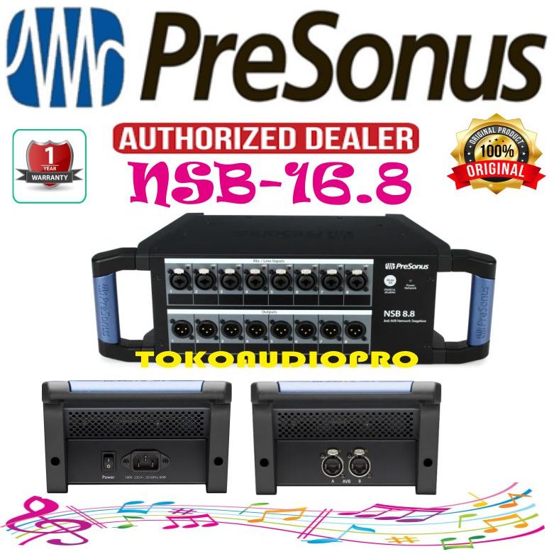 Jual PreSonus NSB16.8 AVB Networked Stage Box Presonus NSB-168 | Shopee ...