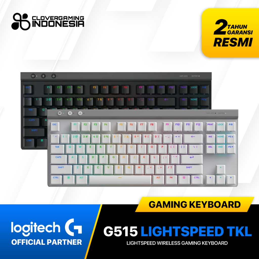 Jual Logitech G515 G 515 Lightspeed Wireless Mechanical Gaming Keyboard ...