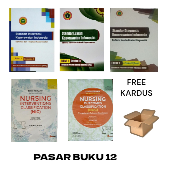 Jual Buku PAKET 5 NIC NOC KEPERAWATAN (SDKI,SLKI,SIKI) | Shopee Indonesia