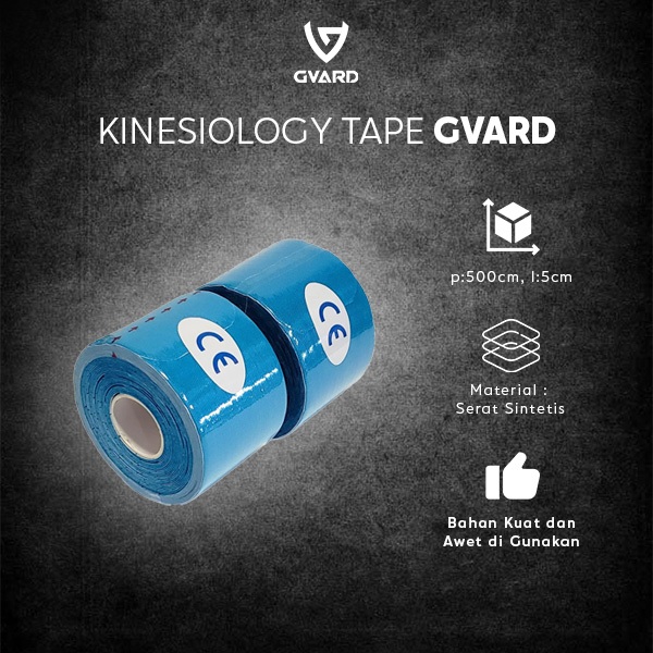 Jual GVARD Taping Kinesiology Tape Original Olahraga Terapi / Kinesio Tape Plester Elastis Anti ...
