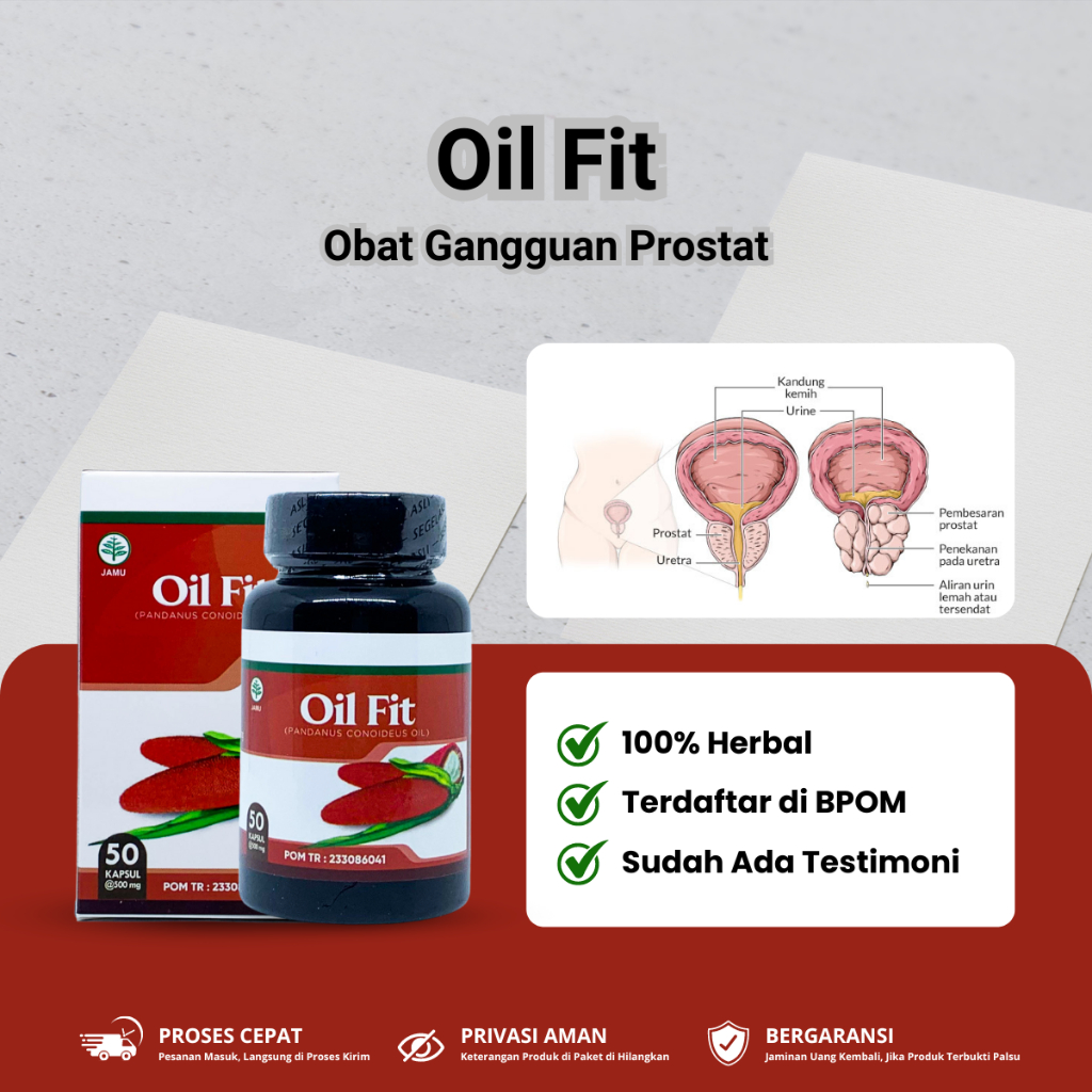 Jual Kapsul Oil Fit - Obat Gangguan Prostat, Pembesaran Prostat Jinak ...