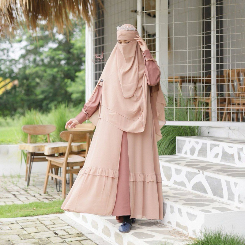 Jual ByUmmah | Fateemah | Gamis set inner dan outer | Shopee Indonesia