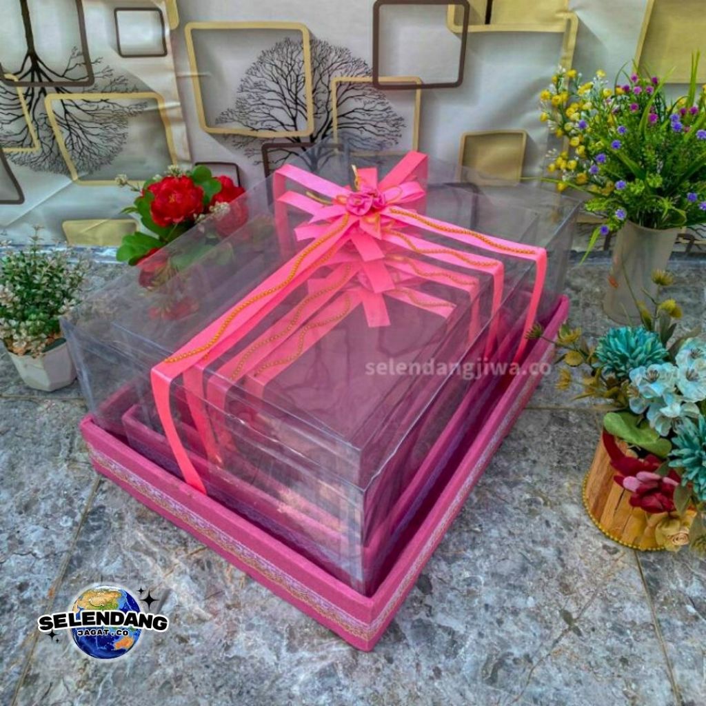 Jual Kotak Hantaran Seserahan Pernikahan Set Lengkap isi 4 Box Hantaran ...