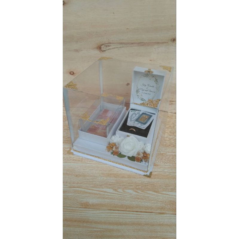 Jual Box mahar dan perhiasan/logam mulia custom | Shopee Indonesia