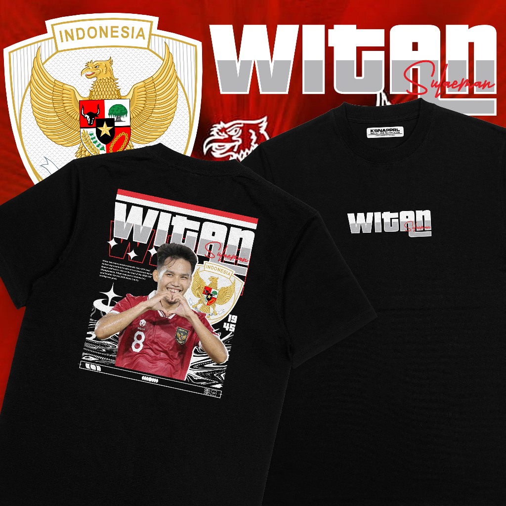 Jual Kaos Timnas Indonesia " Witan " - AFF CUP/Piala Dunia/Timnas ...