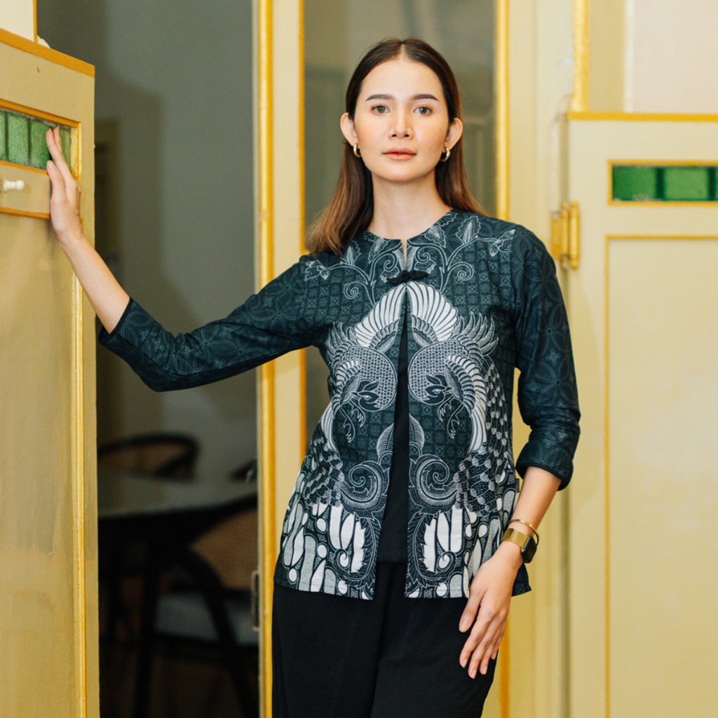 Jual Hadinata Batik Wanita Superfine Blouse Jyoti Jayanta | Shopee ...