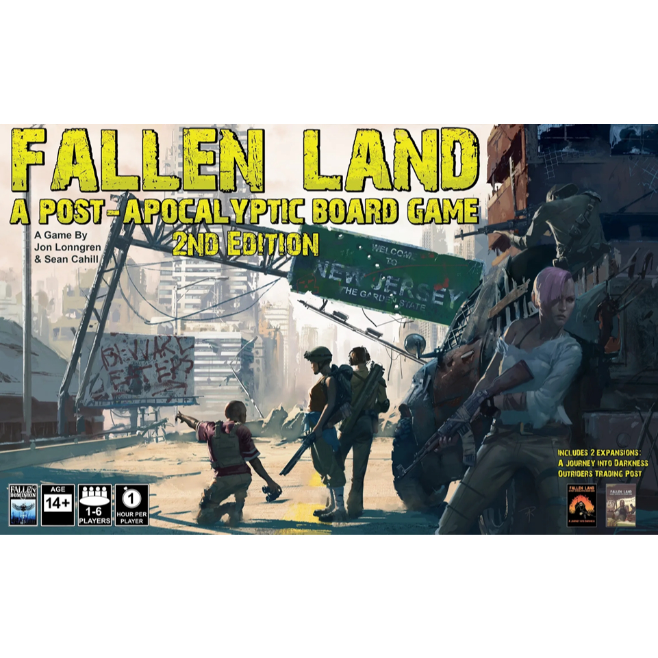 Jual Fallen Land A Post-Apocalyptic Board Game 2nd Edition Big Box ...