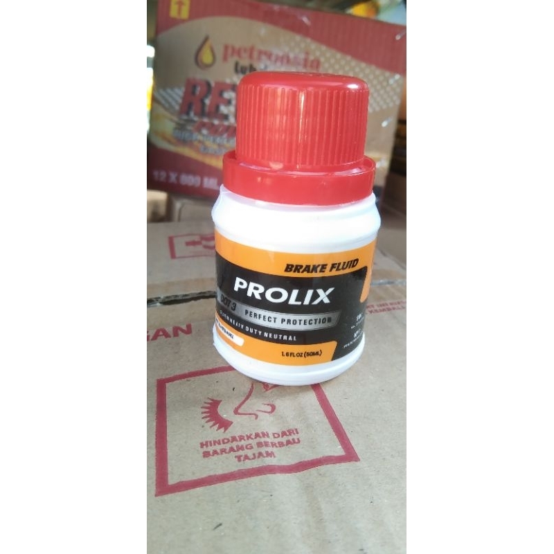 Jual MINYAK REM KECIL 50 ML / MINYAK REM MOTOR ORIGINAL DOT3 Prolix ...