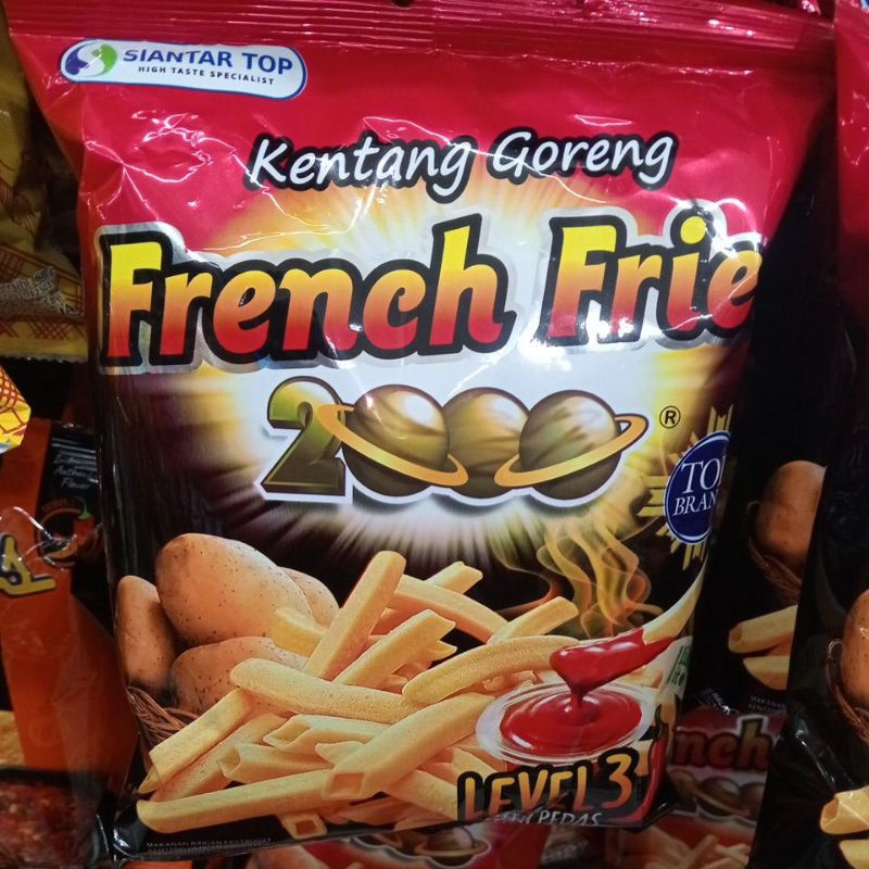 Jual French Fries 2000 Siantar Top Level 3 60g | Shopee Indonesia