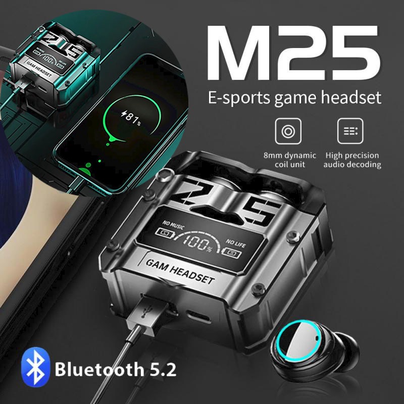Jual M25 Headset Gaming Sci-Fi With Mikrofon Earphone Bluetooth Smart ...