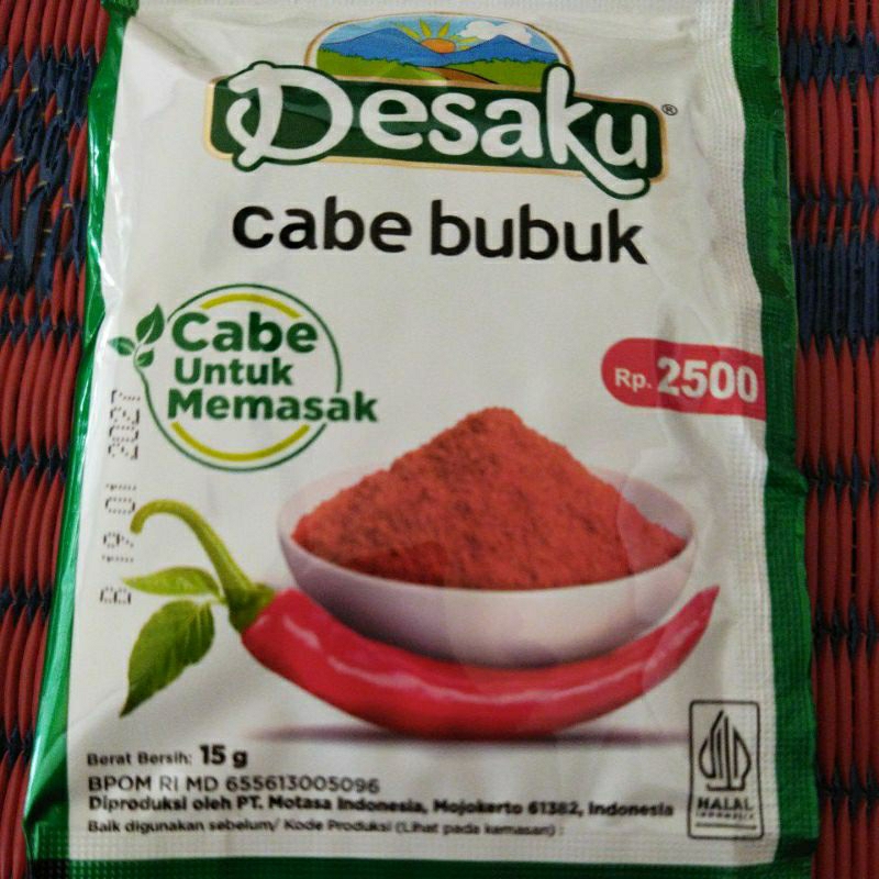 Jual #LANGSUNG DIKIRIM,,,Desaku Cabe BubuK 15gram | Shopee Indonesia