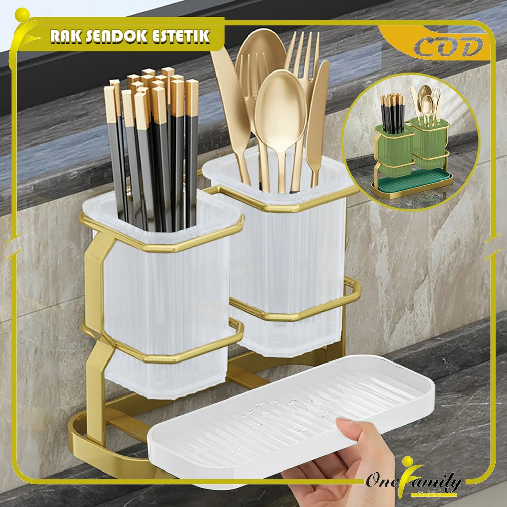 Jual ONE-C996 Tempat Sendok Garpu Sumpit Dinding Minimalis dengan ...