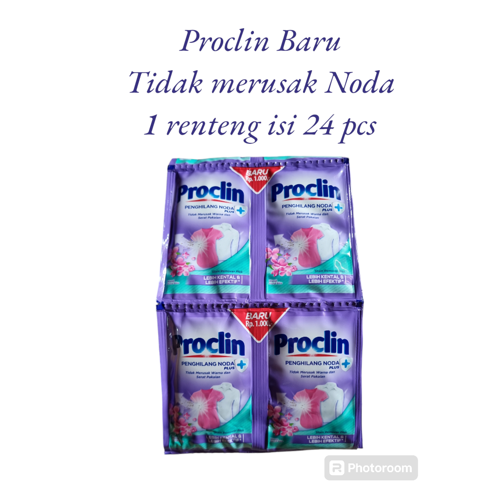 Jual Proklin Berwarna Pemutih / Tidak Merusak Warna / Sachet / 12 pcs ...