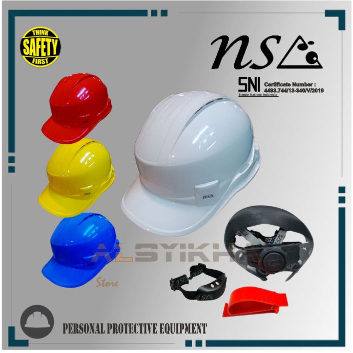 Jual Helm Proyek Safety SNI NSA 811 Vented Fastrack Putar Tali Dagu ...