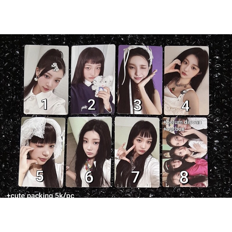 Jual PC PHOTOCARD ILLIT MOKA IROHA MINJU YUNAH WONHEE SUPER REAL ME BRAND FILM A B MV VER ...