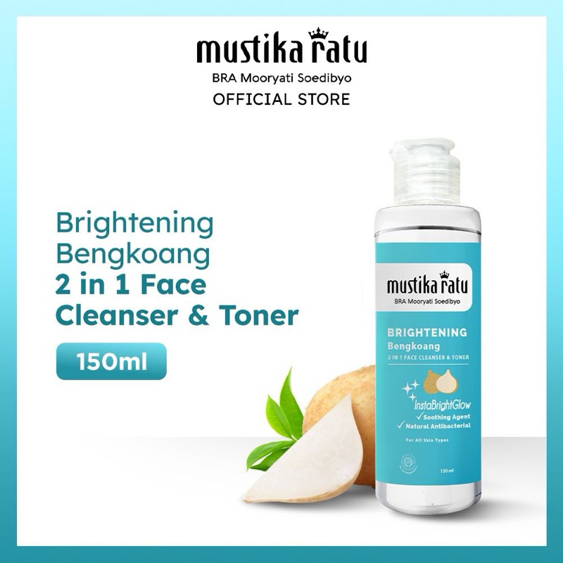 Jual Mustika Ratu 2 in 1 Face Cleanser Whitening 150ml Pembersih ...