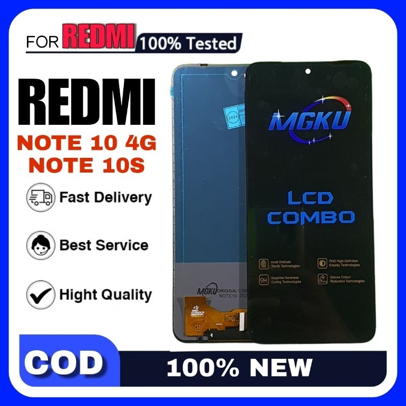 Jual LCD TS TOUCHSCREEN XIAOMI REDMI NOTE 10 4G/NOTE 10S FULLSET ...