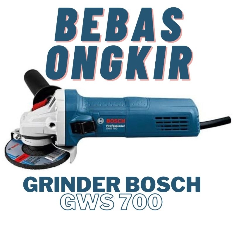 Jual Mesin Gerinda Bosch GWS 700 | Grinder Bosch GWS700 | Shopee Indonesia